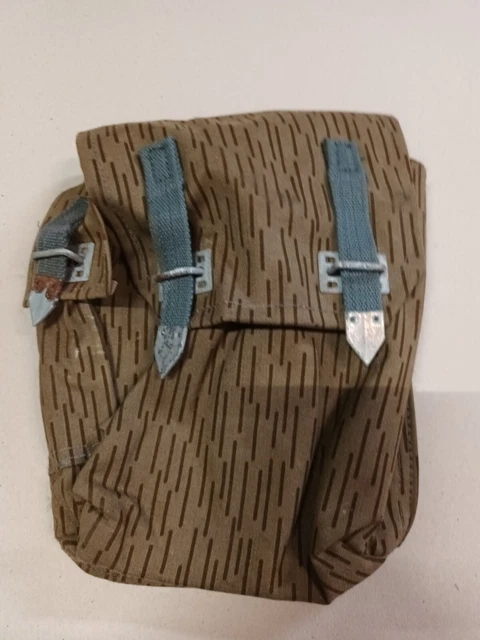 EAST GERMAN DDR NVA Raindrop Strichtarn Camouflage Storage Pouch Bag ...