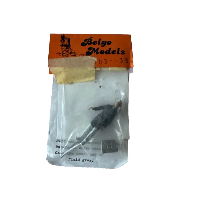 BELGO MODELS 1/35 Scale Metal Figure German Tank Officer 1944 No 116 ...