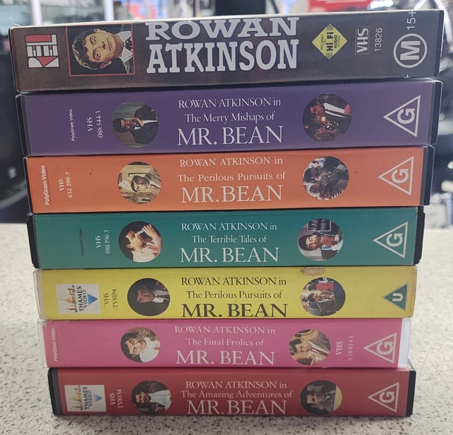 ROWAN ATKINSON & Mr. Bean VHS Tape Bundle. PAL £21.73 - PicClick UK