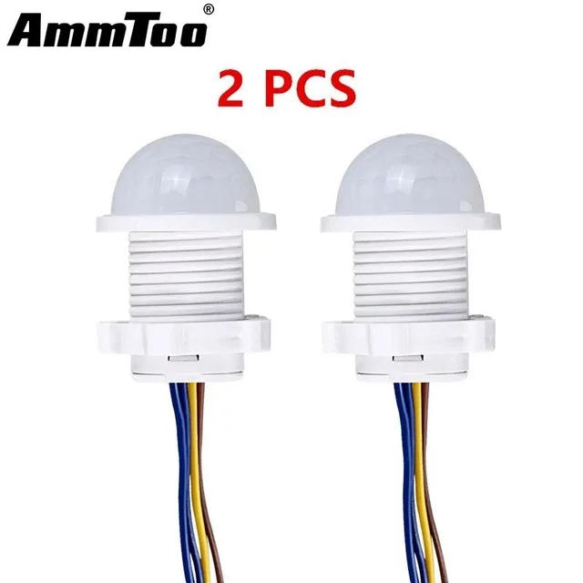 PIR INFRARED MOTION Sensor Detector Smart Switch AC 110V Light Lamp ...