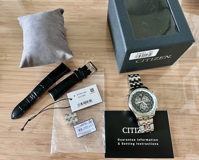 MONTRE CITIZEN ECO Drive World Timer quartz solaire avec bracelet métal ...