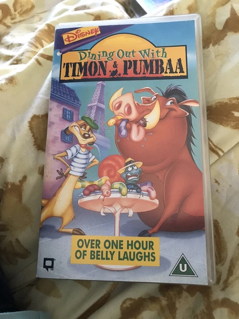 DINING OUT WITH Timon & Pumbaa Vhs £5.00 - PicClick UK