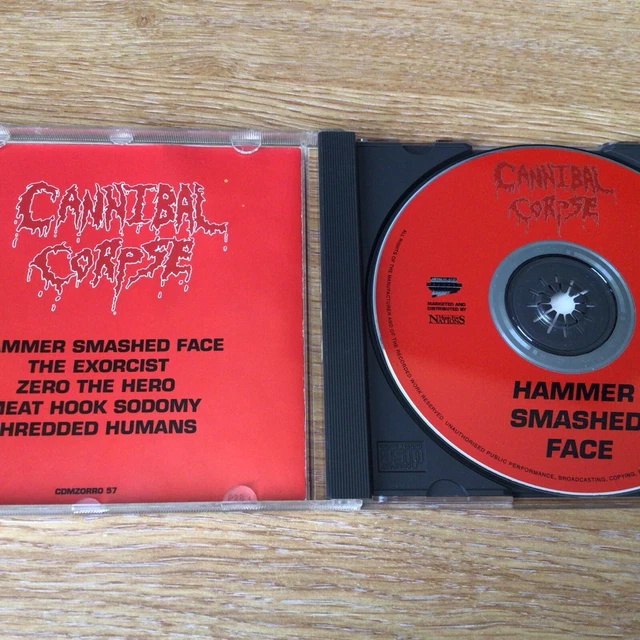 CD RARE DEATH Metal CANNIBAL CORPSE Smashed Hammer Face EP 1993 CD en ...