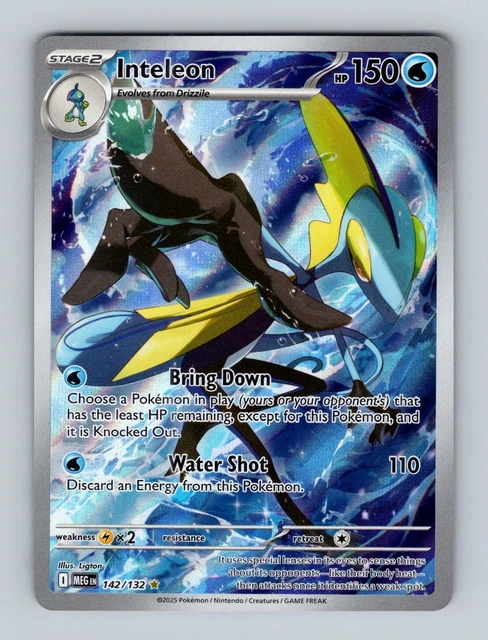 POKEMON TCG - Mega Evolution (MEG EN) Inteleon - #142/132 £35.41 ...