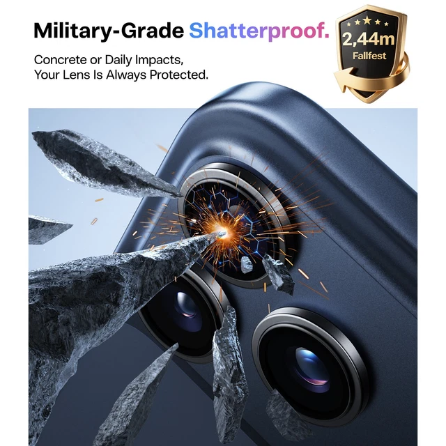 TORRAS IPHONE 17 Pro/17 Pro Max 2025 Camera Lensguard - Black , Crystal ...