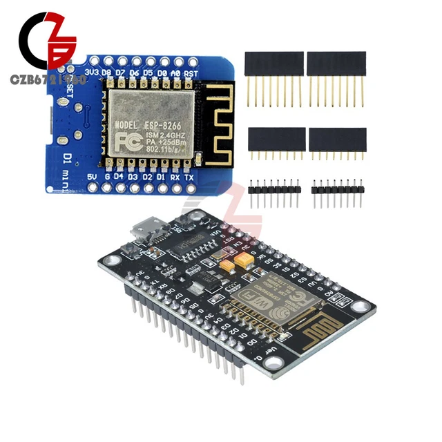 WEMOS D1 MINI ESP8266 ESP-12E CH340G WIFI Network Development Board ...