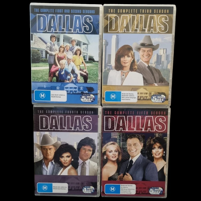 DALLAS TV SERIES DVD Collection Complete Original Seasons 1 2 3 4 5 PAL ...