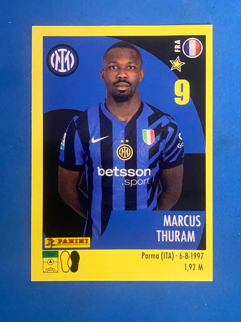 FIGURINE CALCIATORI PANINI 2024-25 2025 n.238 Marcus Thuram (Inter) EUR ...