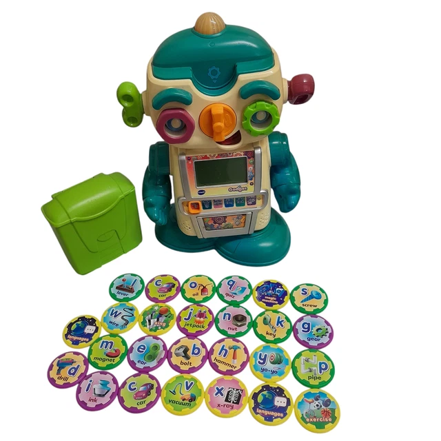 VTECH GADGET THE Robot Battery Operated Learning Toy Pack & Discs ...