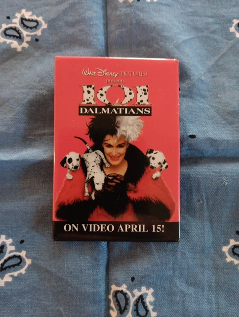 101 DALMATIONS WALT Disney Promotional Movie Pin VHS Release £18.58 ...
