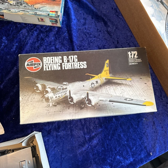 AIRFIX BOEING B-17G Flying Fortress 1:72 Plastic Model Aircraft Kit ...