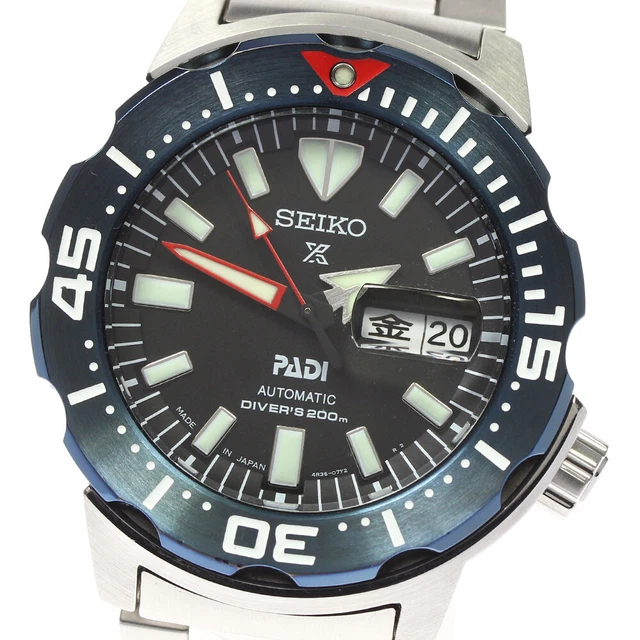 SEIKO #33 SBDY057 4R36-07N0 PROSPEX Divers 200m Modello Monster PADI ...