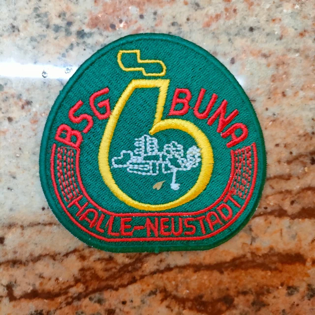 AUFNÄHER/PATCH, BSG BUNA Halle-Neustadt, Bezirksliga Halle, Sachsen-Anh ...