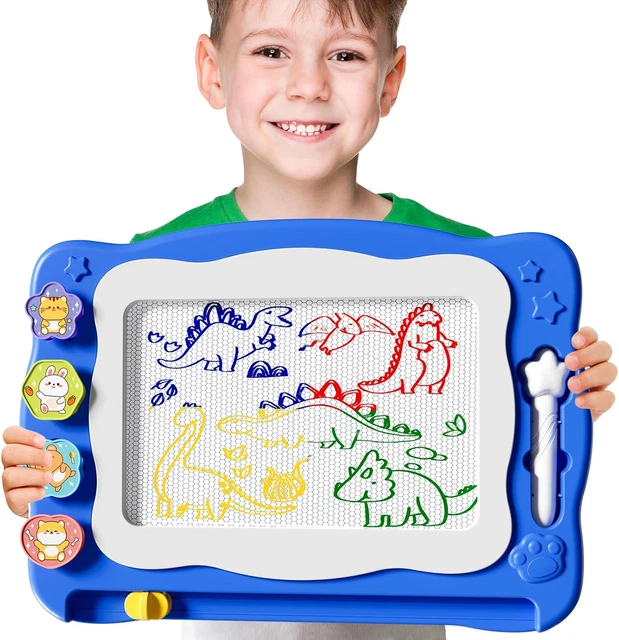 MAGNETIC DRAWING BOARD Large, Toy for Kids Age 3-7 Years, Erasable ...