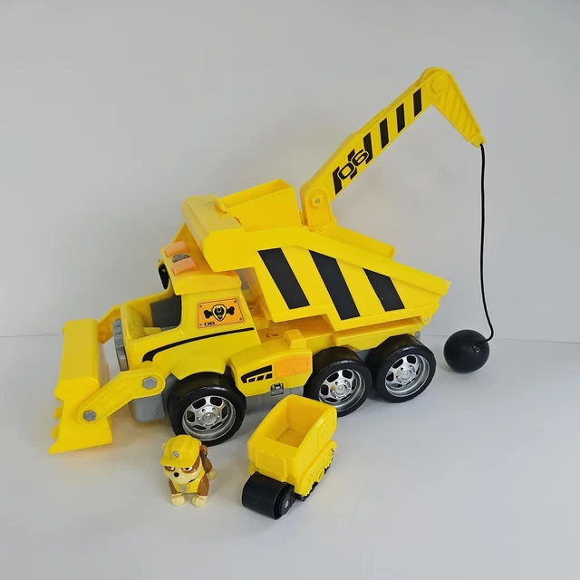 PAW PATROL RUBBLE Ultimate Construction Large Vehicle Bulldozer with ...