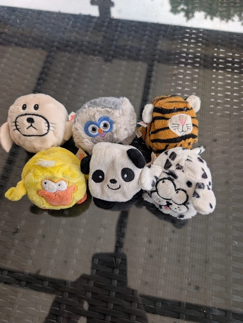 KEEL TOY BOBBALLS Duck Seal Tiger Dog Panda Soft Plush Cuddly Beanie ...