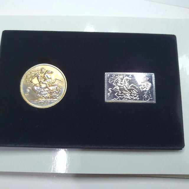 SILVER INGOT 5 Shillings Crown Coin Set 1951 Festival Of Britain Scarce ...