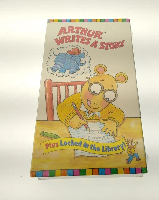 ARTHUR - ARTHUR Writes a Story VHS, 1997 & Locked In The Library New ...