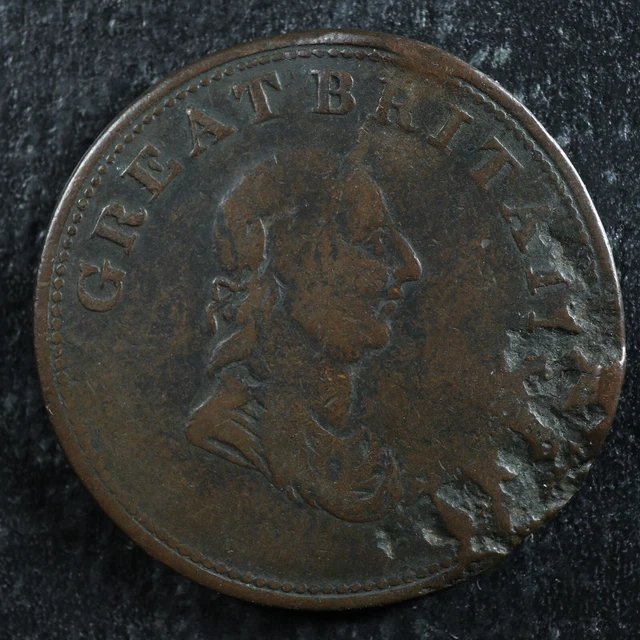 HALFPENNY COMMERCE 1814 token Great Britain Canadian Borderline Withers ...