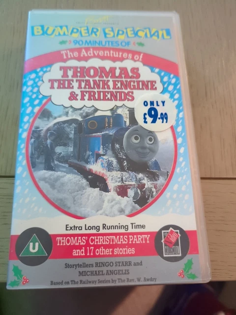 THOMAS THE TANK Engine & Friends - Thomas' Christmas Party (VHS, 1993 ...