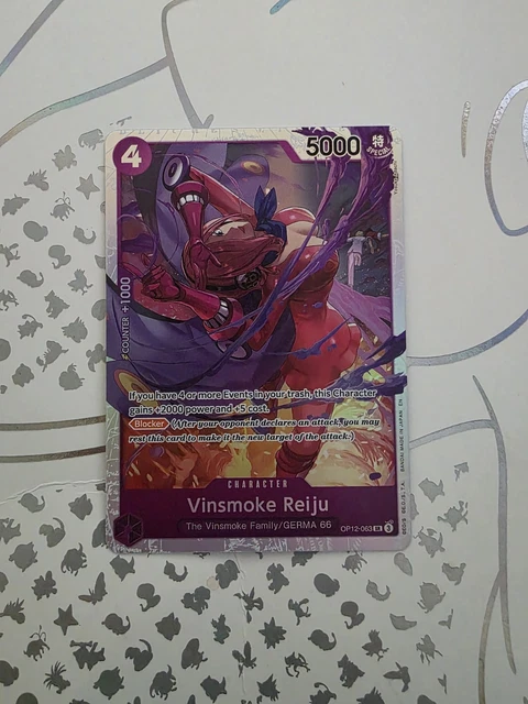 VINSMOKE REIJU OP12-063 SR Legacy of the Master $6.00 - PicClick AU