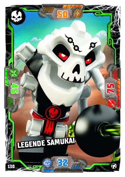 KARTE 130 - Legende - Samukai - LEGO Ninjago Serie 8 NEXT LEVEL EUR 1 ...