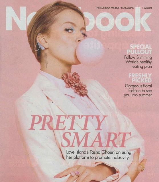 MAGAZINE NOTEBOOK SUNDAY Mirror : Tasha Ghouri, Jennie Bond, Mode, 12.5 ...