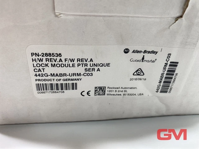 ALLEN-BRADLEY VERRIEGELUNGSMODUL 442G-MABR-URM-C03 Lock Module PN ...