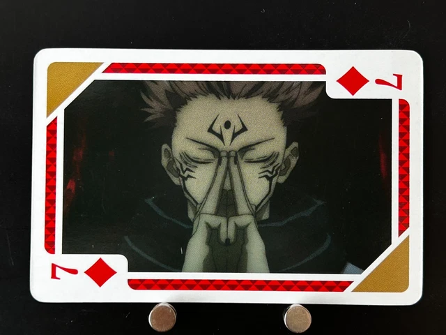 SUKUNA JUJUTSU KAISEN Playing Card Japanese Anime Manga Collection D7 ...
