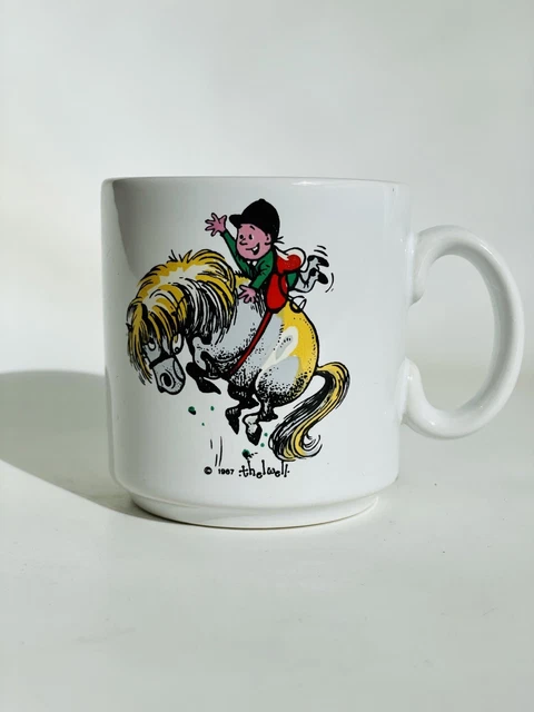 VINTAGE THELWELL HORSE Bone China Mug Grays Pottery c1967 £9.99 ...