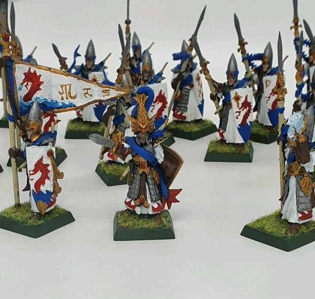 HIGH ELVES PLASTIC Lothern Sea Guard Warhammer WHFB Old World OOP (20x ...