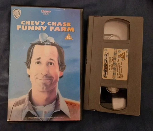 FUNNY FARM (BIG Box Ex-Rental WARNER VHS PAL Video) - CHEVY CHASE £49. ...
