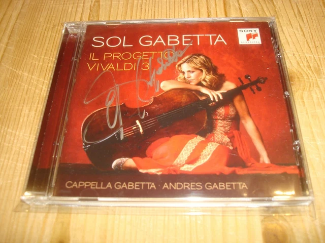 SOL GABETTA IL Progetto Vivaldi 3 SONY CLASSICAL CD NEW Signed NEU ...