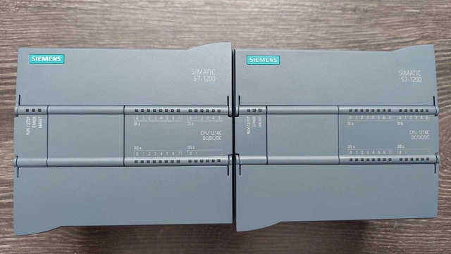 SIEMENS SIMATIC S7-1200 CPU 1214C DC/DC/DC, Model Number 6ES7214-1AG40 ...