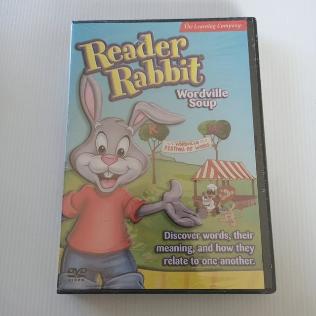 READER RABBIT WORDVILLE Soup DVD & Book ABC New & Sealed The Learning ...