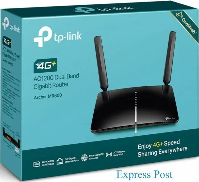 NEW TP-LINK ARCHER MR600 4G+ Cat6 AC1200 Wireless Dual Band Gigabit ...