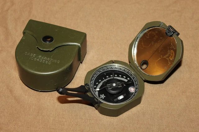 ORIGINAL VIETNAM WAR Era U.S. Army M2 Compass and Carrying Case, VG $95 ...