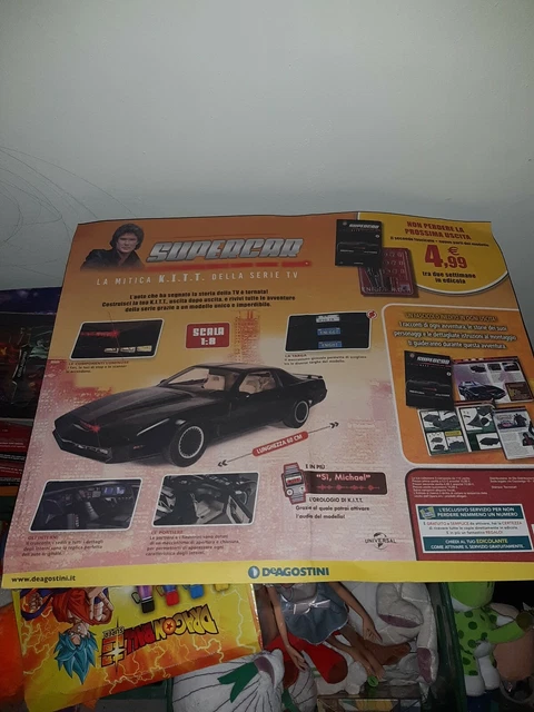 SUPERCAR KNIGHT RIDER Super Car DAVID HASSELHOFF Figure Model K.I.T.T ...