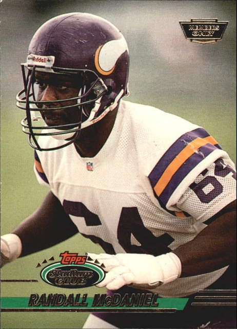 1993 MEMBRES DU Stadium Club seulement parallèle #48 Randall McDaniel ...
