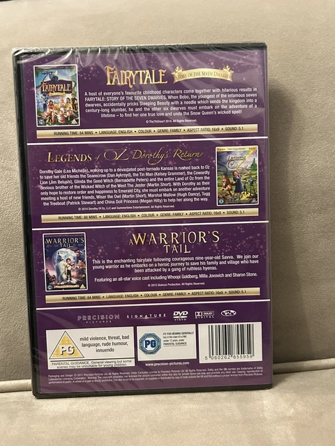 THE ENCHANTED MOVIE DVD Collection Fairytale/ Legends of Oz/ Warriors ...