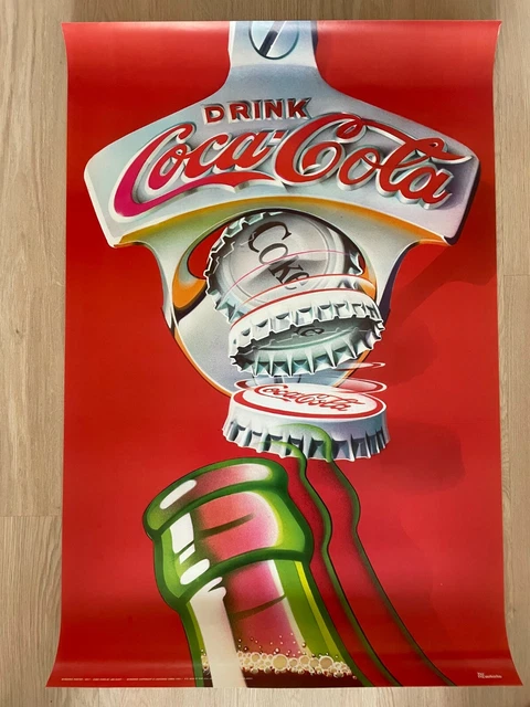 COCA COLA POP - Jan Hunt Authentic Original Retro 1983 Vintage Poster £ ...