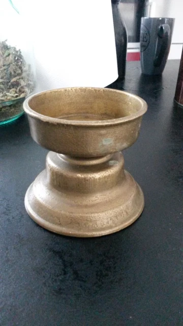 BEAU PIED OU Socle En Laiton Massif France Xix Em Siecle Decoration Hh ...