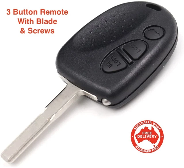 SUITS HOLDEN V2 VX VY VZ Monaro CV8,CV8Z 3 Button Remote,Chip,Key Blade ...