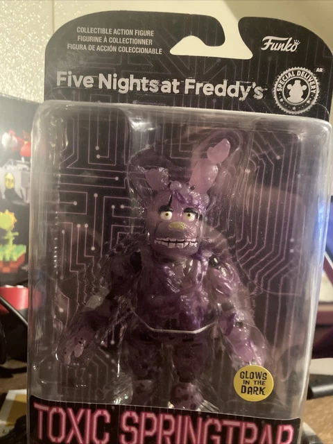 FUNKO FNAF FIVE Nights At Freddy's Toxic Springtrap GITD Action Figure ...