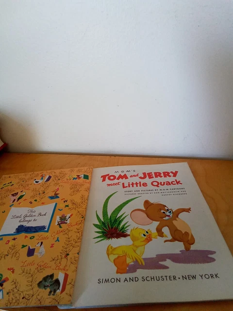 MGM'S TOM AND JERRY meet Little Quack -HC-1953/1st "A" printing-SIMON ...