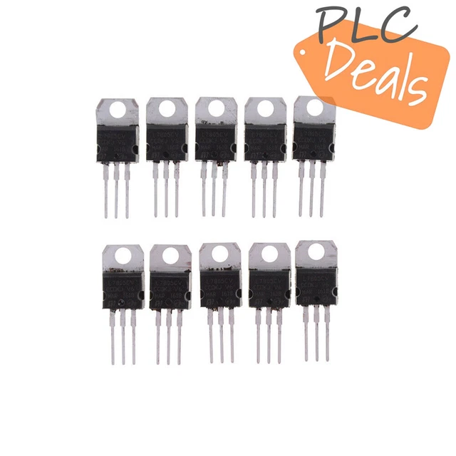 5PCS L7805CV L7805 LM7805 TO-220 5V Three-terminal voltage regulator 5 ...