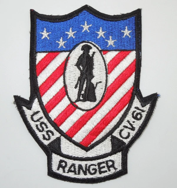 ORIGINAL US NAVY 1960's Vietnam War USS Ranger CV-61 Patch E42 £15.84 ...