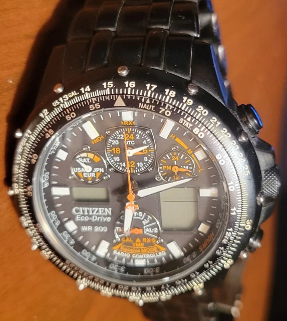 CITIZEN PROMASTER ECO-DRIVE Skyhawk Black Quartz Really Cool Looking ...