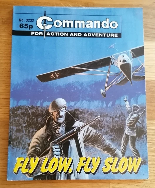COMIC - VINTAGE Commando War Picture Comic #3232 Fly Low Fly Slow £2.50 ...