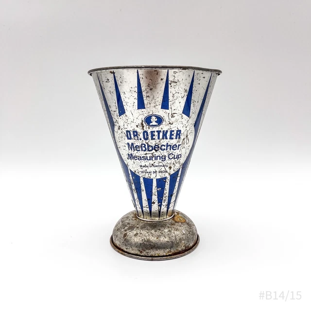 VINTAGE DR. OETKER Messbecher 50er Jahre Measuring Cup Nr. 2825 Made in ...